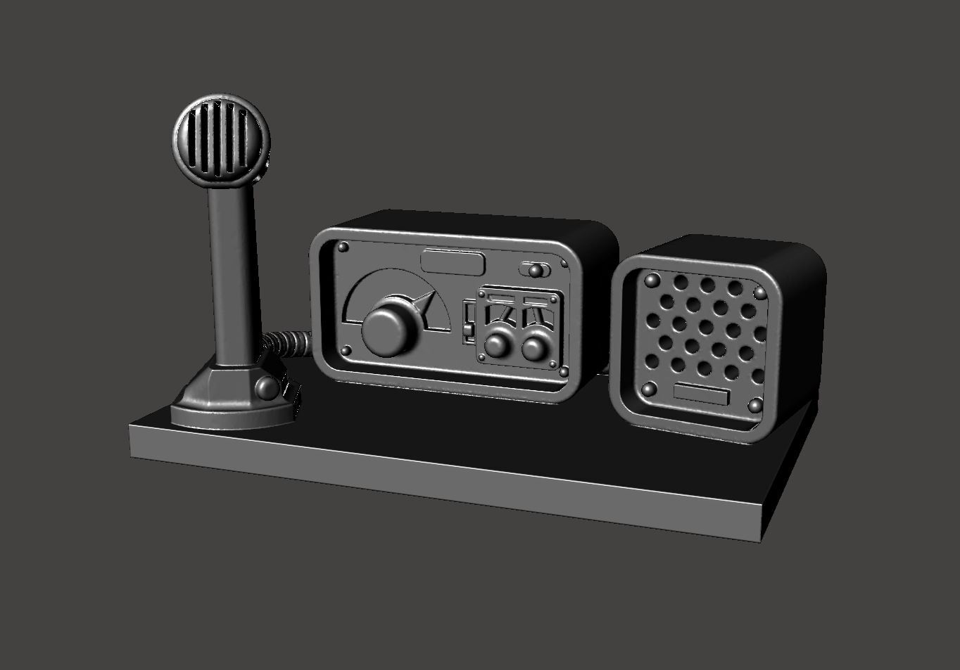 📻 28mm HAM / CB Radio - Mansions of Madness / Fallout FWW・Free STL File ...