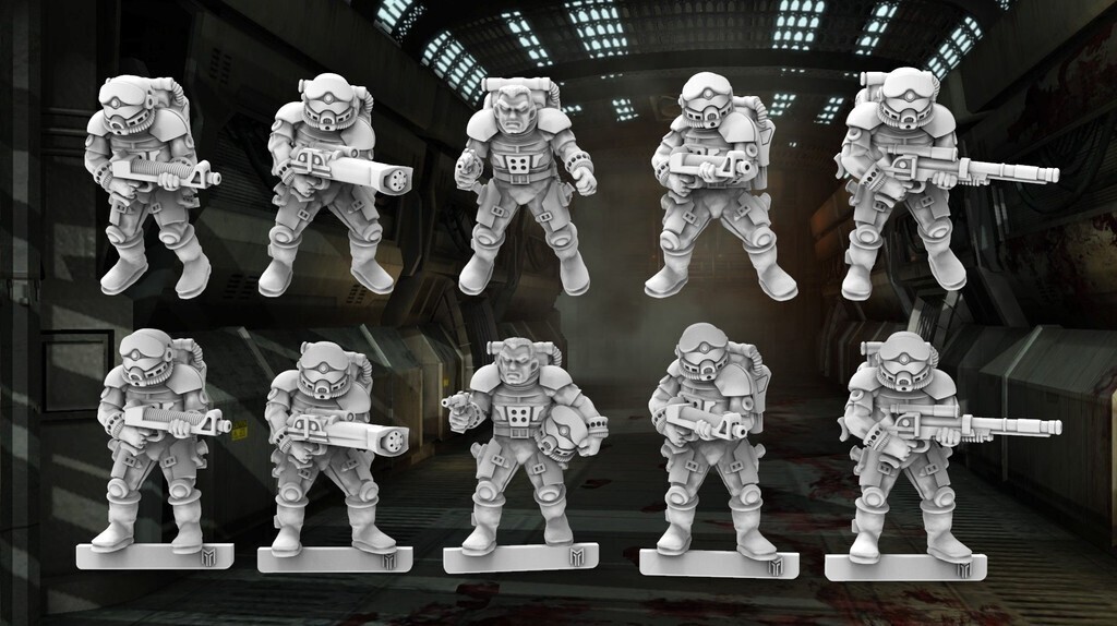 🎒 Spacefarers Jetpack / Backpack - 28mm Miniature・Free 3D File for ・Cults