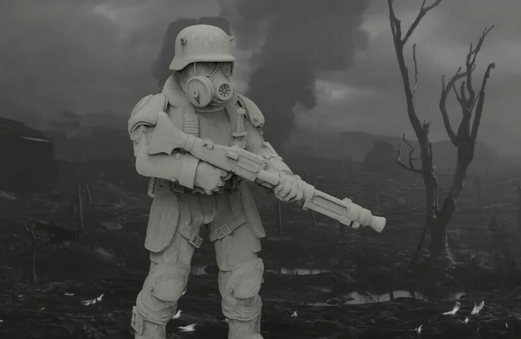 💂 Traitor Guard - Space Solider Mini - Brown Shadow 28mm・Free 3D File ...