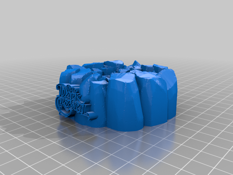 🔮 Dark Crystal shard LED Illuminated stand base・Free 3D File for ・Cults