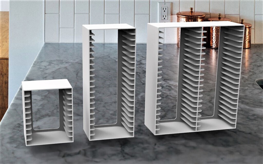 Free STL file Minidisc Holder Racks - 10, 20 and 40 Slot - Mini Disc 🎵 ...