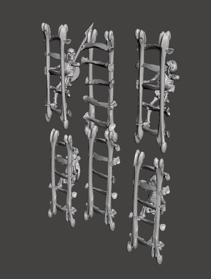💀 Undead Skeleton Cannon Crew Loading Member - 28mm・Free STL File for ...