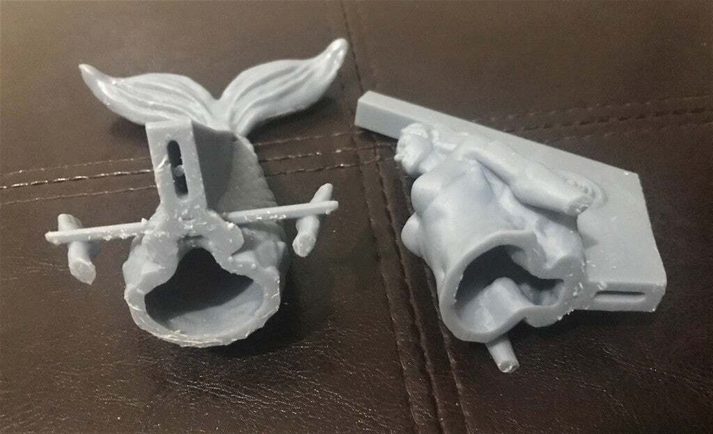 🧜‍♀️ Ship's Mermaid Figurehead・Free STL File for ・Cults