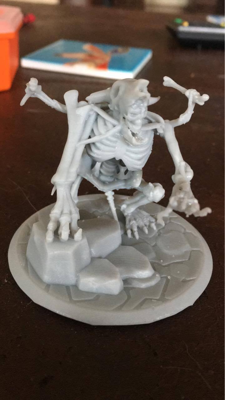 3D printable Undead Bone Golem - 28mm Undead・Cults