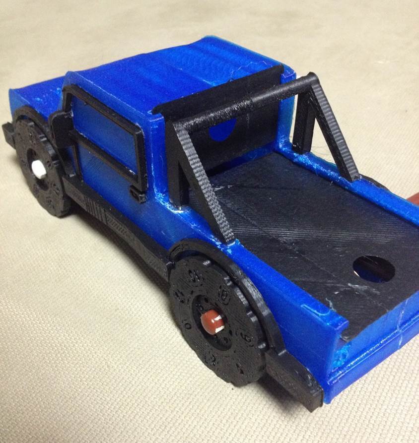 Arquivo grátis STL Estuche para lápices Rolling Ruler / Truck - # ...