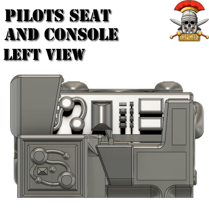 🪑 Pilots Chair And Console Wargaming Scenery・ 3D File for ・Cults