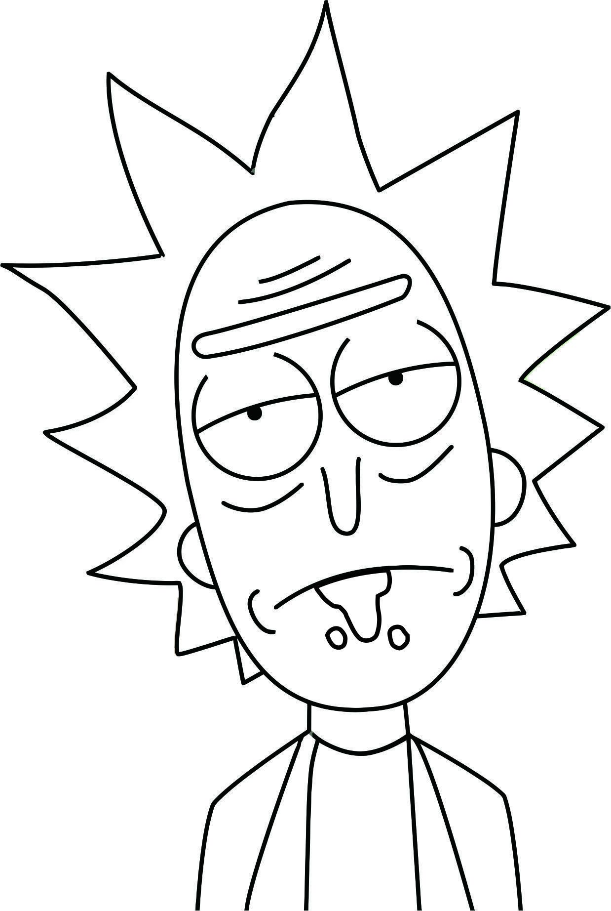 STL file Rick and Morty (Free Rick keychain) 🆓・3D printer model to ...