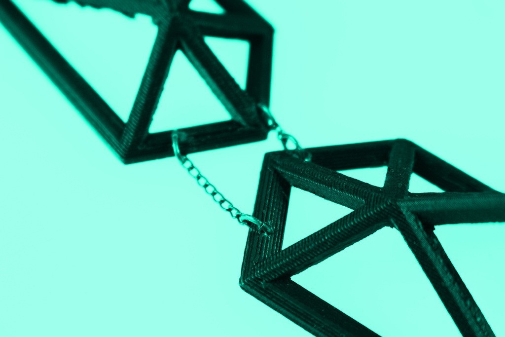 Archivo STL gratis Polix - Collar Poligonal 💍・Plan para descargar y ...