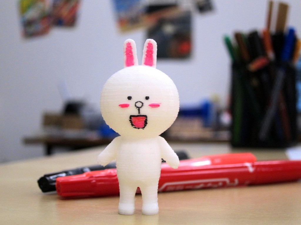 Archivo STL gratis Happy Cony Line Rangers 👫 ・Modelo imprimible en 3D ...