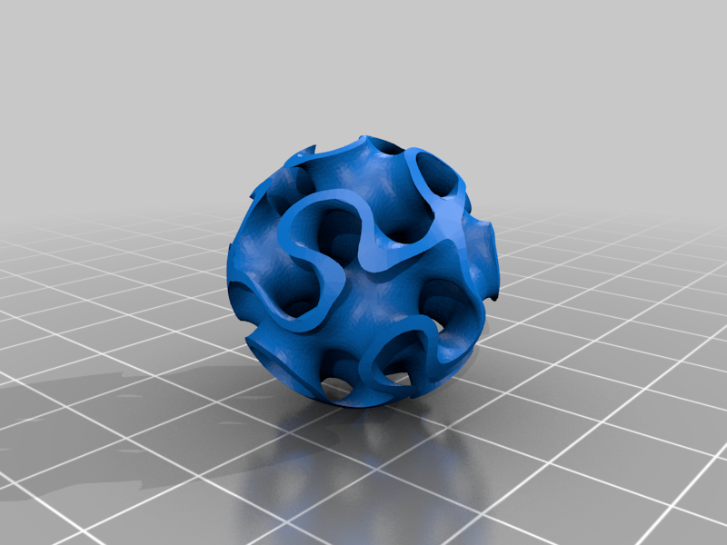 🐾 gyroid bioball for wet/dry aquarium biofilter 25mm・Free 3D File for ...