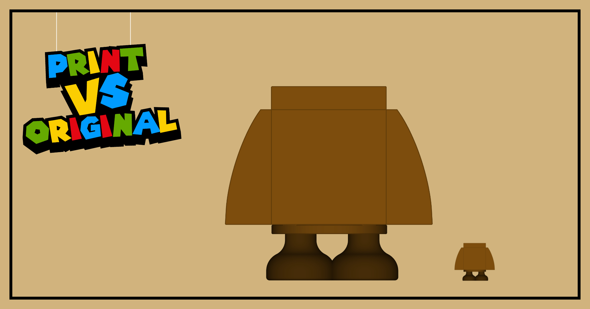 🧱 Giant Lego Goomba・Free 3D File for ・Cults
