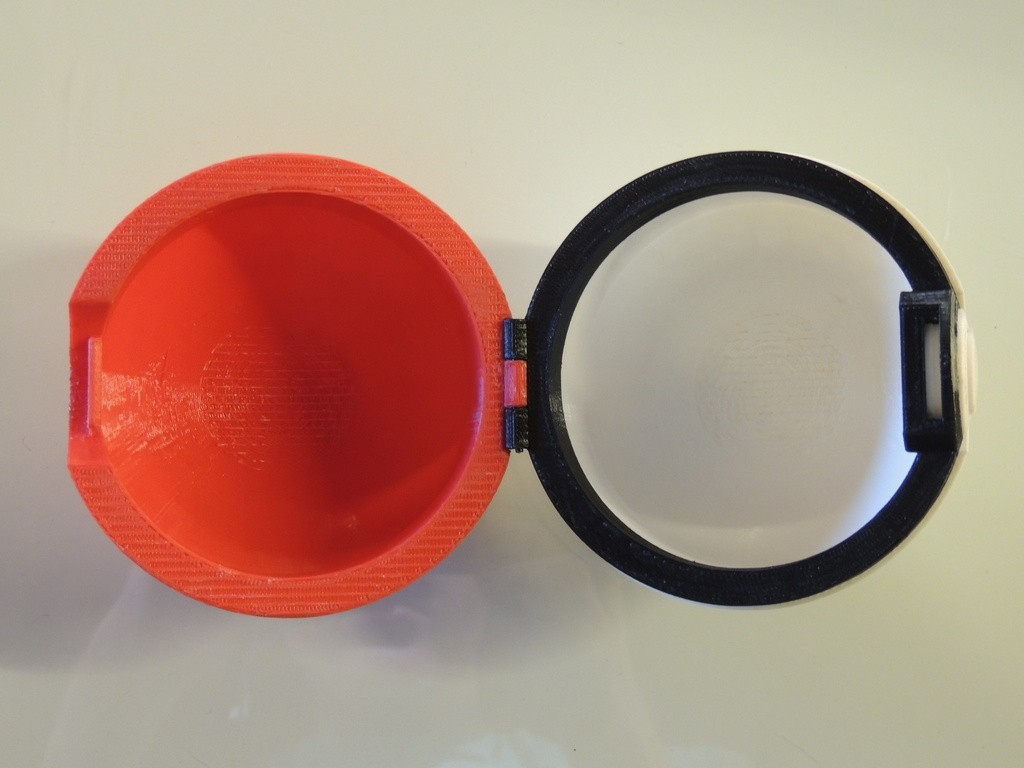 🐉 Pokeball With Button Release Lid・free Stl File For ・cults