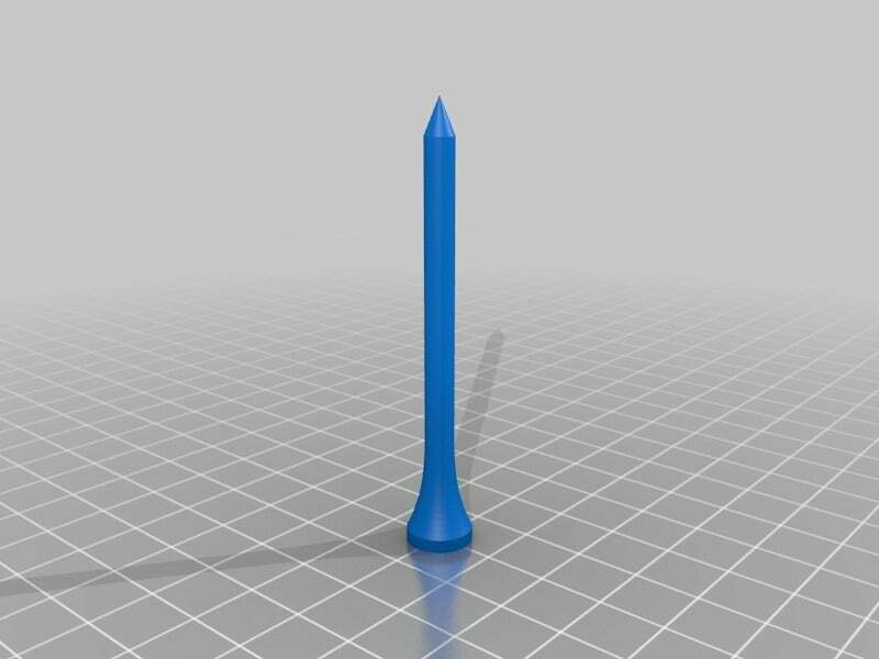 🏌️ Golf Tee. Functional, Printable, Normal looking.・Free STL File for ...