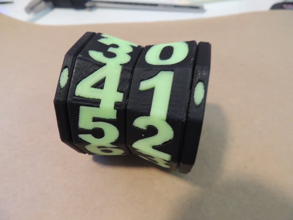 3D printing Ratcheting Spin-Down Life Counter・Cults