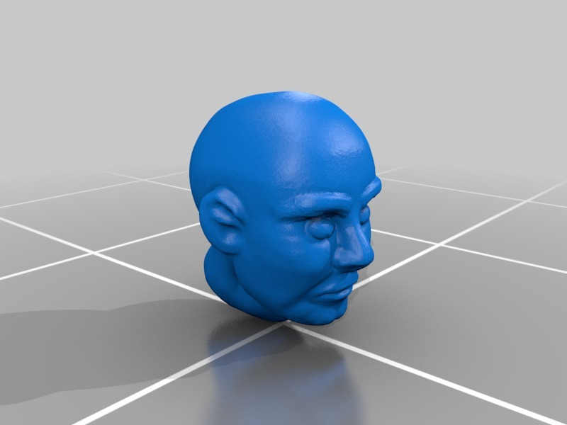 Free STL file Head 28mm 🎲・Template to download and 3D print・Cults