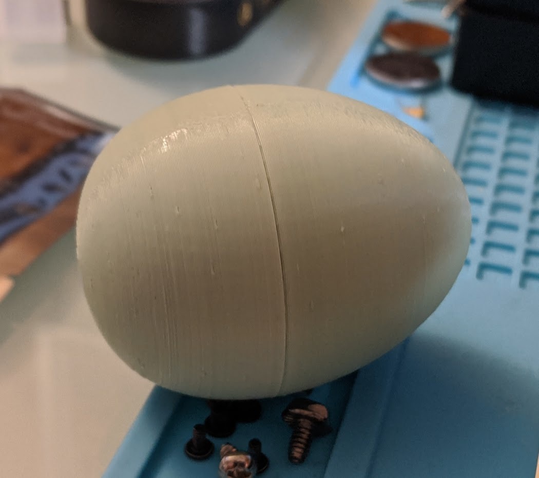 3D printing Egg threaded • made with Creality CR-10s・Cults
