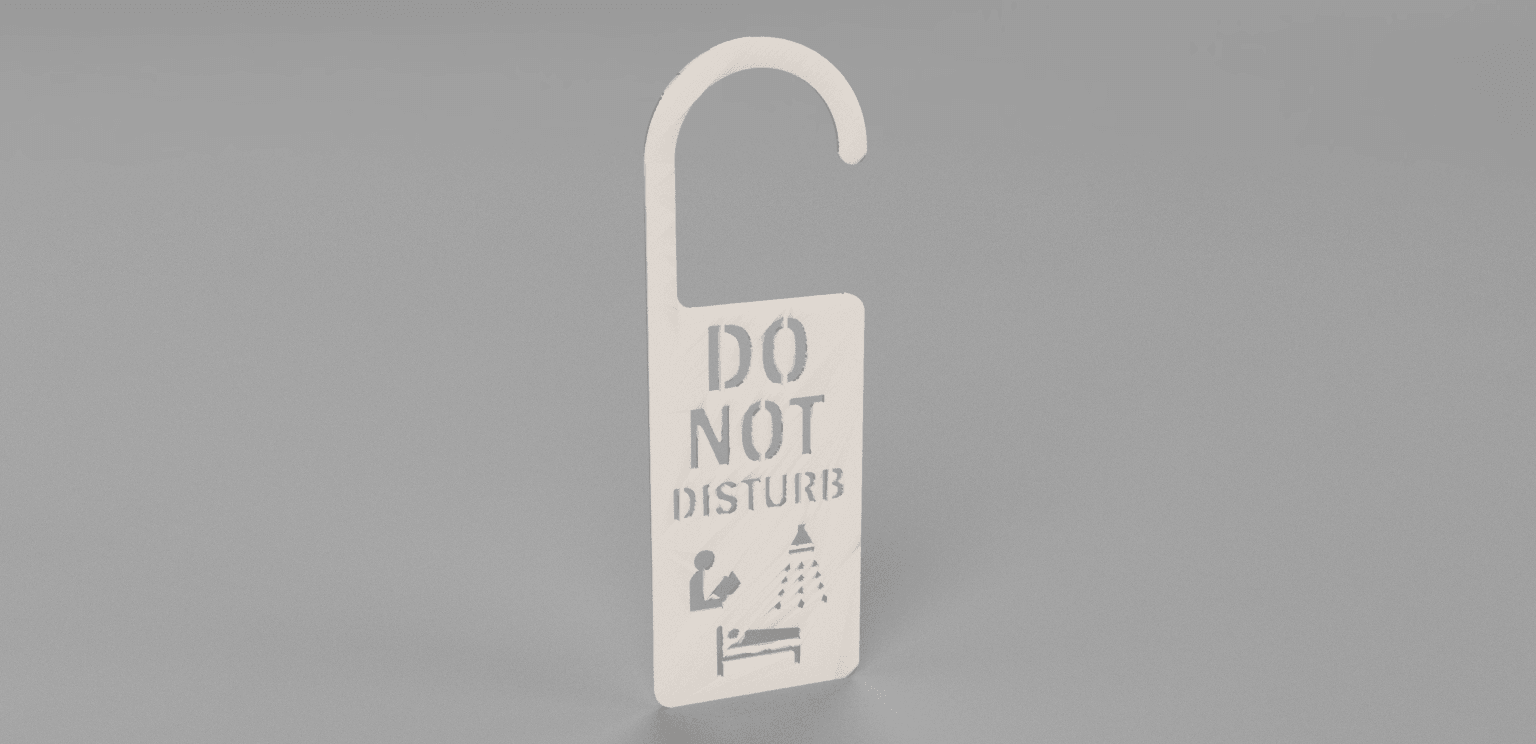 Free STL file Door sign (remix) 🚪・3D printer model to download・Cults