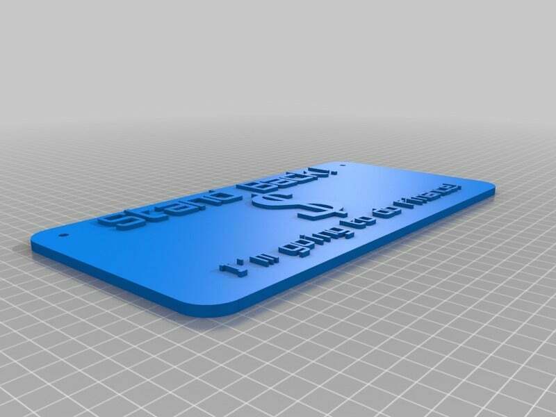 Free STL file Finance Warning Sign ⚠️ ・3D printer model to download・Cults
