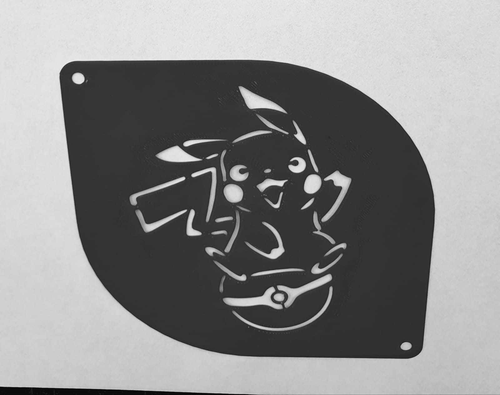 STL file Pikachu Stencil 🐉 ・3D printer model to download・Cults