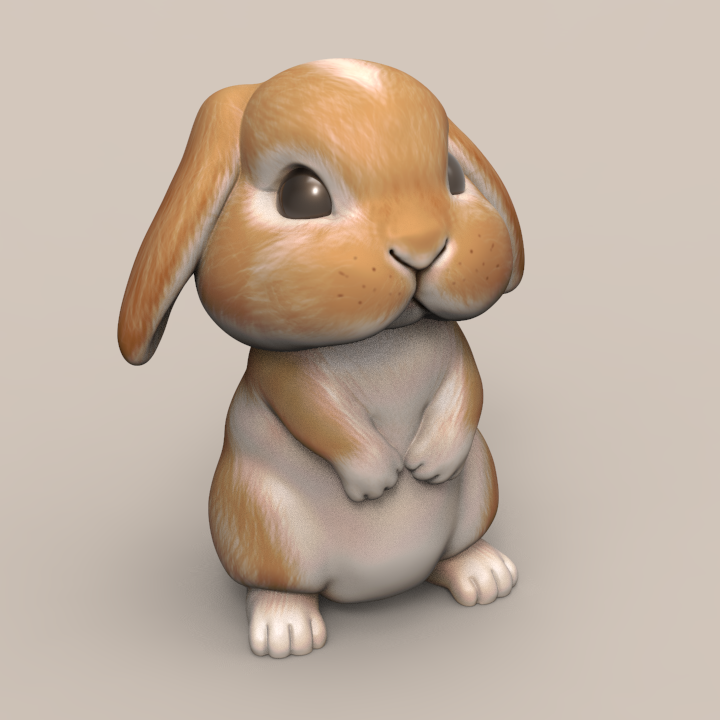 STL file Cute Rabbit Droopy Ears STL 🐇 ・3D print model to download・Cults