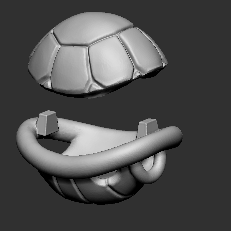 🐢 Turtle Shell Fan Art for 3D print model・ STL File for ・Cults