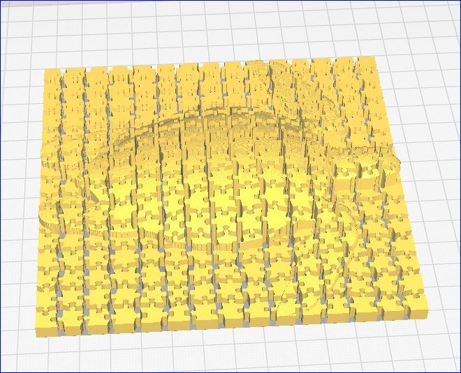 STL file Puzzle relief turtle 225 pieces 🧩 ・3D print object to download ...