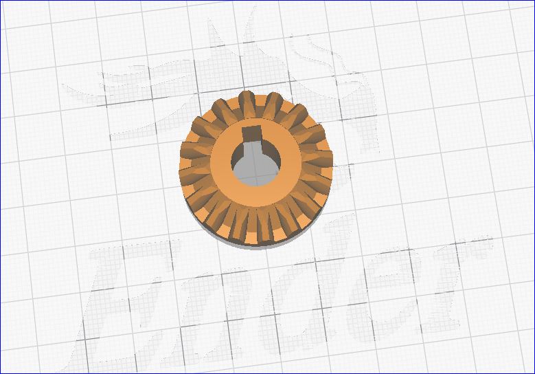 🦷 16 tooth bevel gear・ STL File for ・Cults