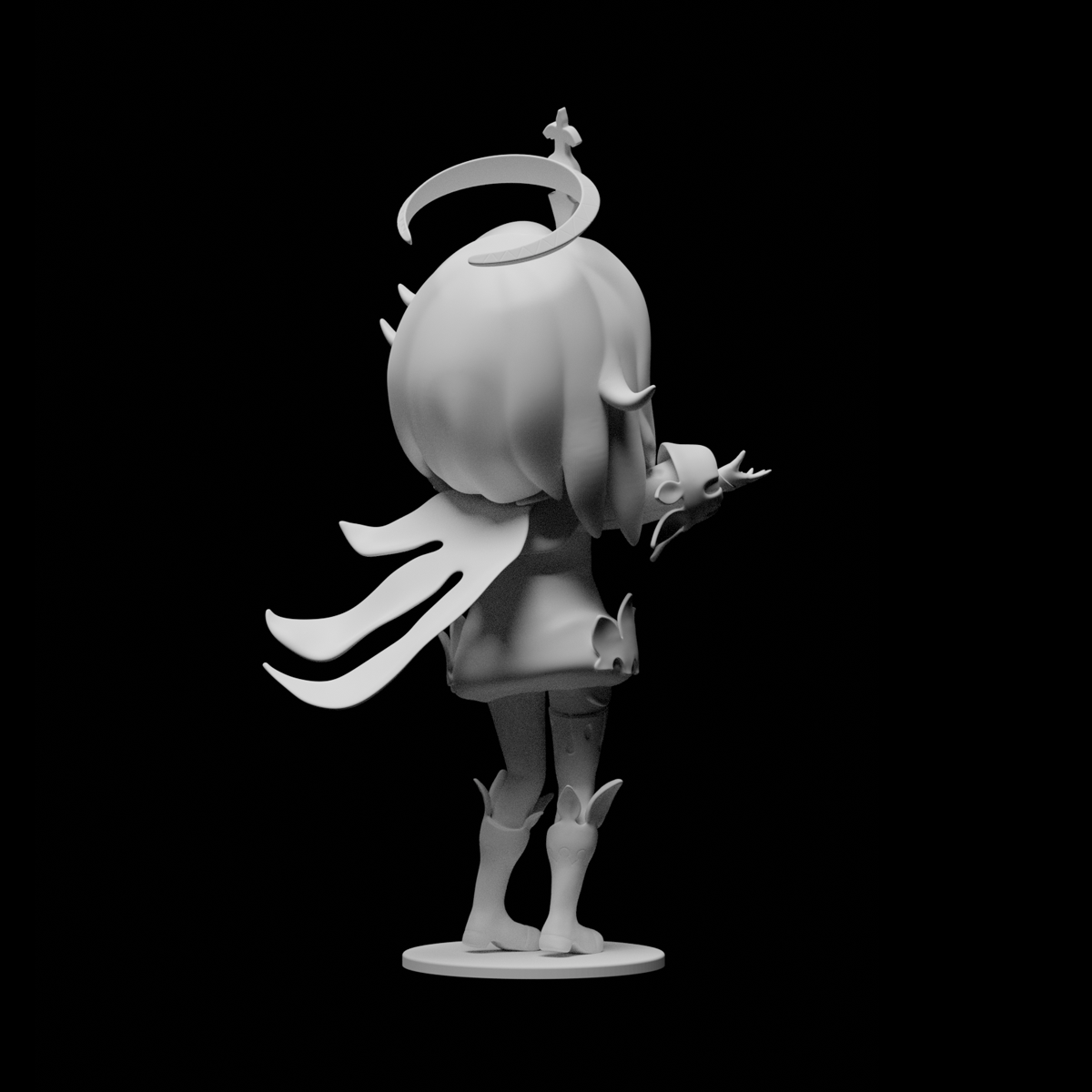 Archivo STL Impacto de Paimon Genshin 👾 ・Plan imprimible en 3D para ...