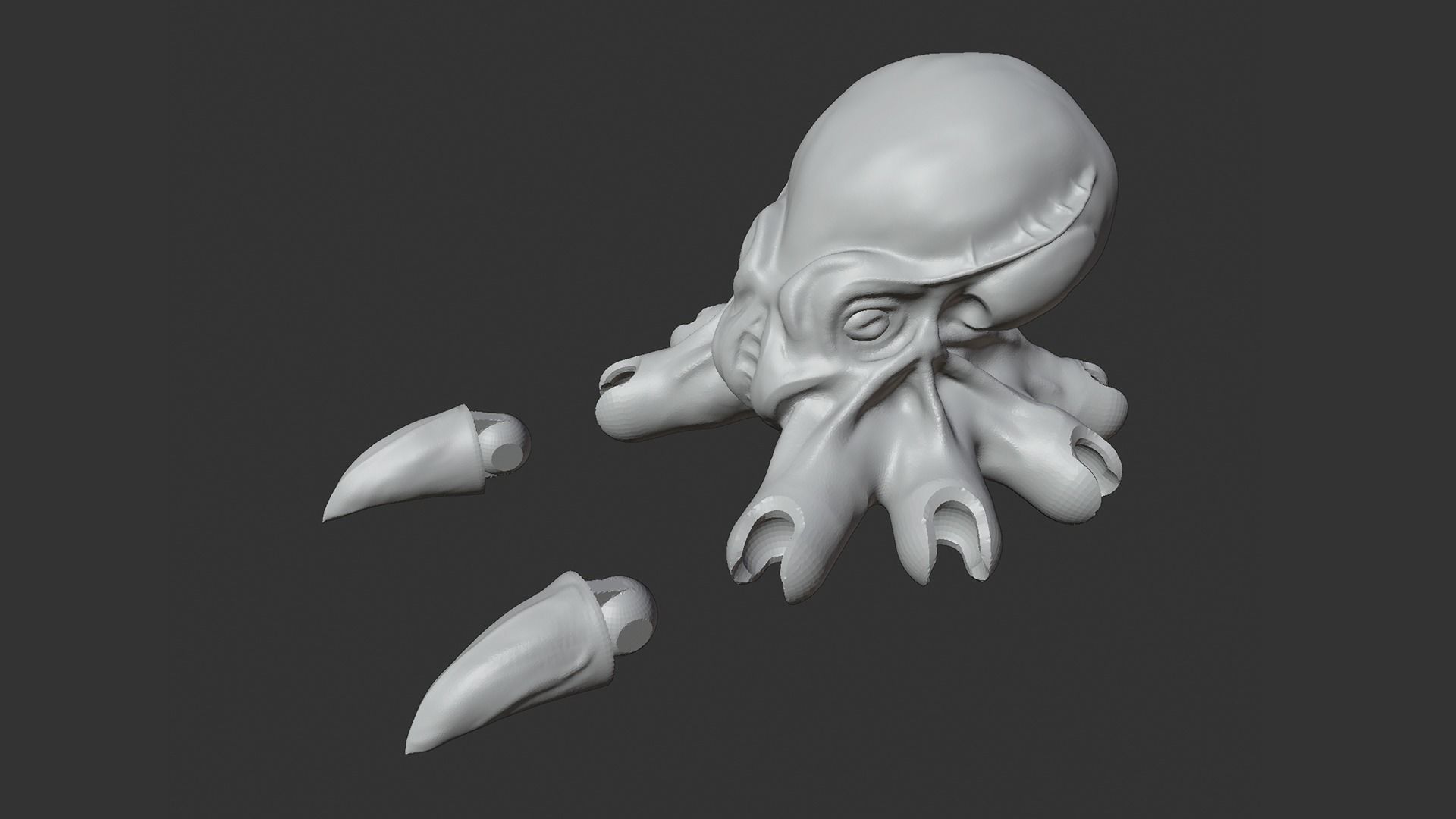 STL file Articulated Octopus Monster 🐙 ・Model to download and 3D print ...
