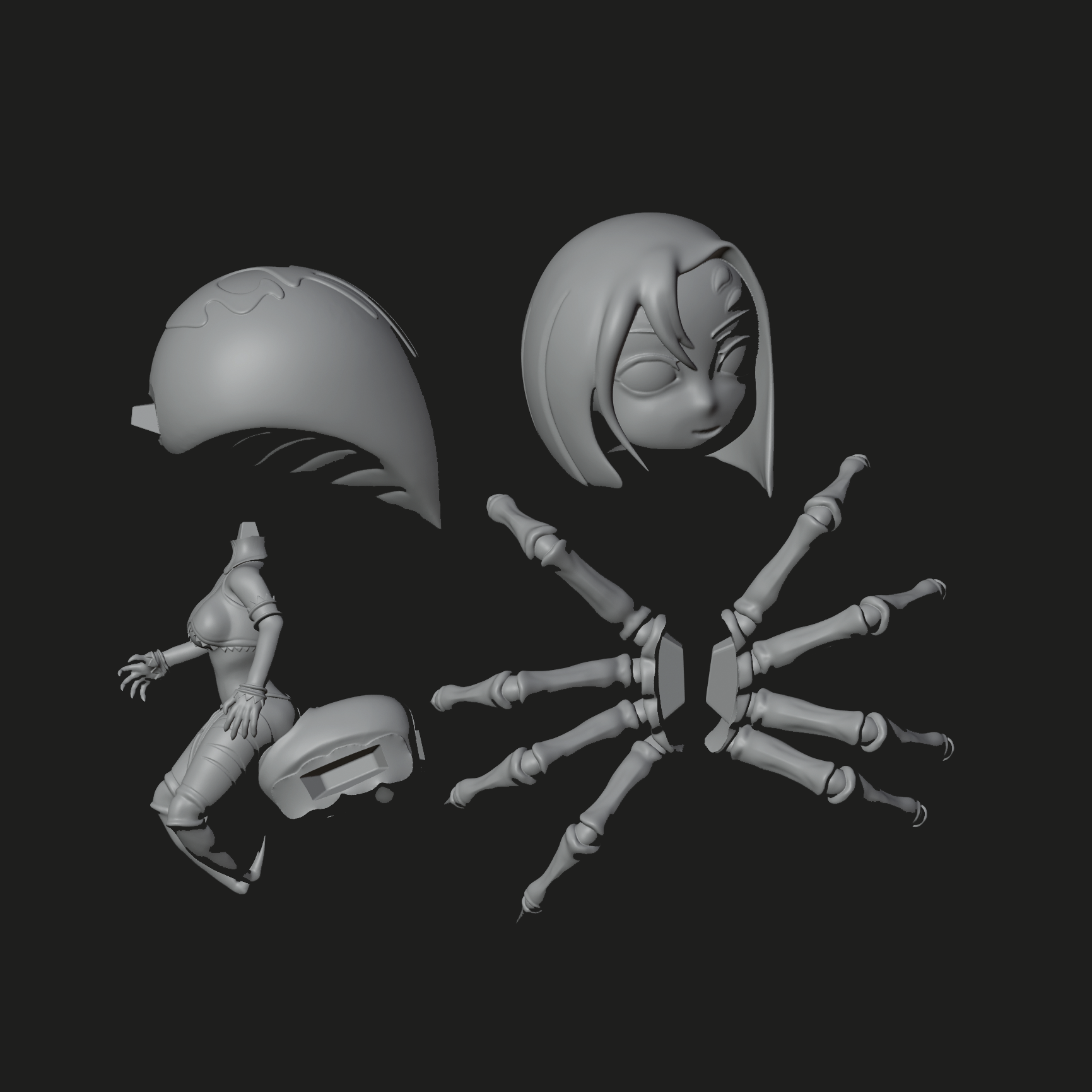 👹 Rachnera from Monster Musume・ STL File for ・Cults