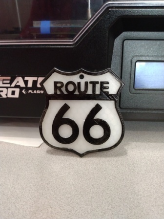 STL file Route 66 Sign 🏠 ・3D print model to download・Cults