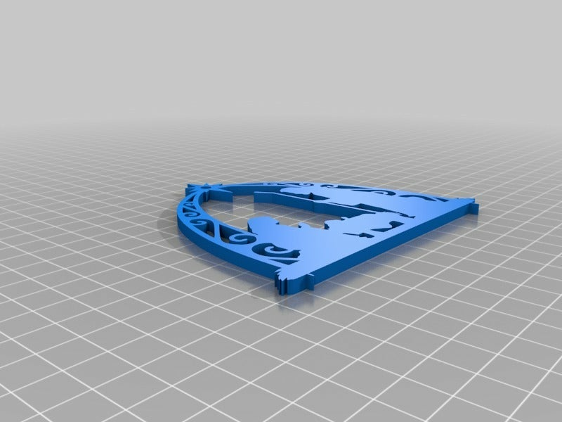 🏠 Manger Scene ornament・Free STL File for ・Cults