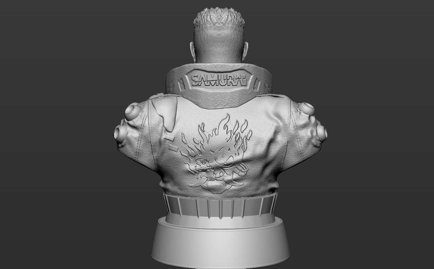 👤 V CYBERPUNK 2077 BUST・ STL File for ・Cults