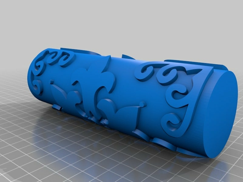 STL file emboss tile roll 15x15cm 👨‍🎨 ・3D printer design to download・Cults