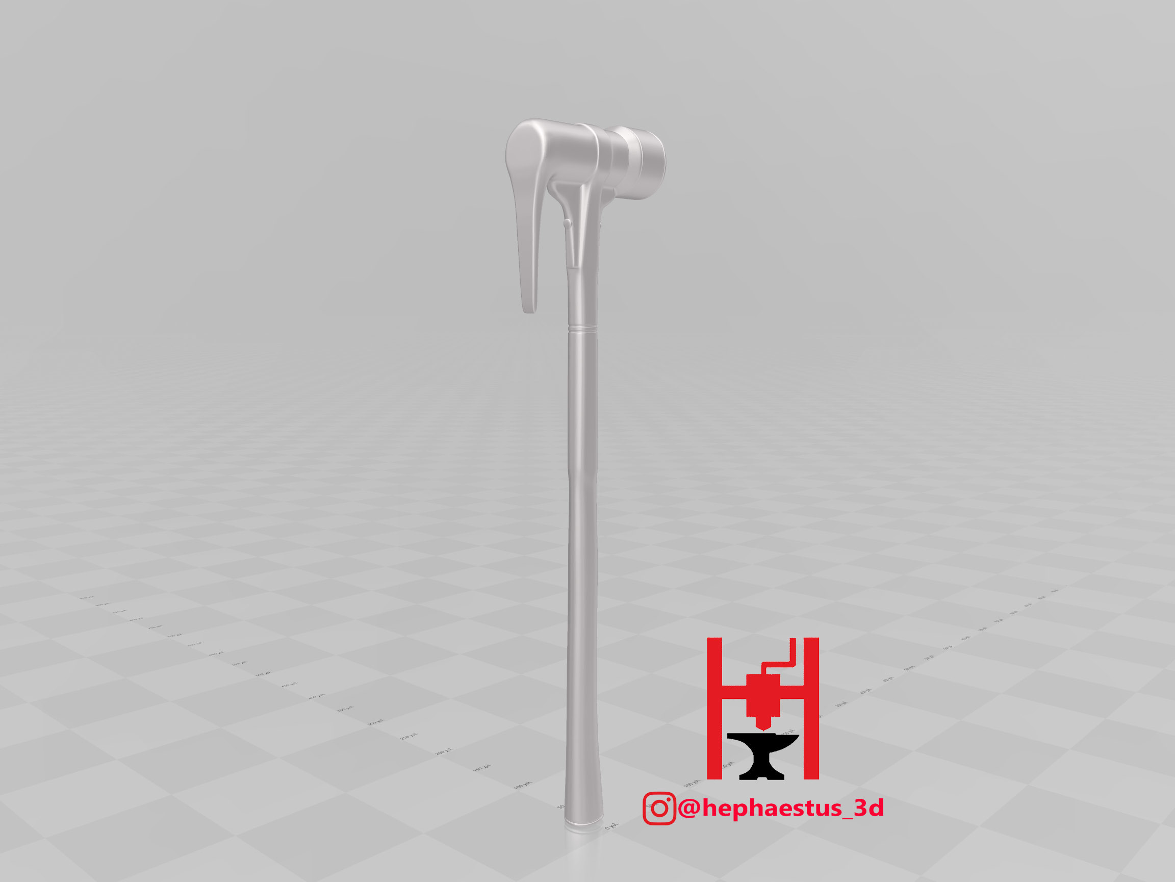 ⭐ STAR WARS MANDALORIAN ARMORER BLACKSMITH HAMMER・ STL File for ・Cults