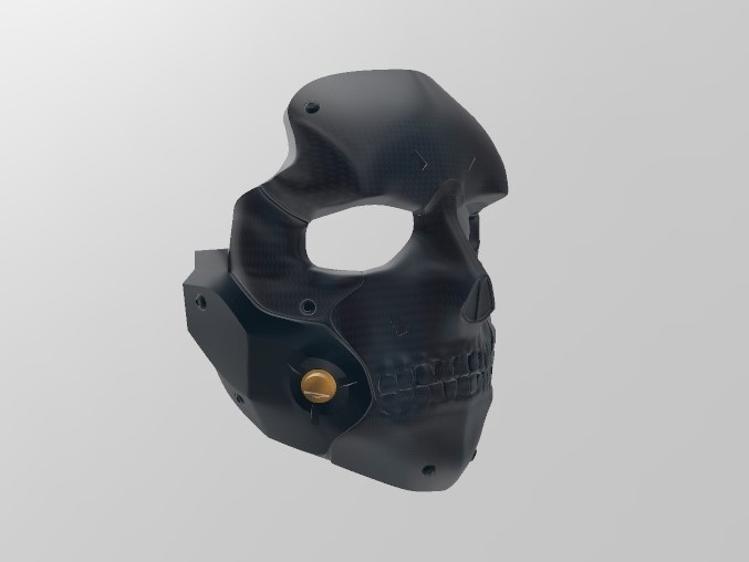 🎲 Die Hardman Mask (inspired) from Death Stranding・ STL File for ・Cults