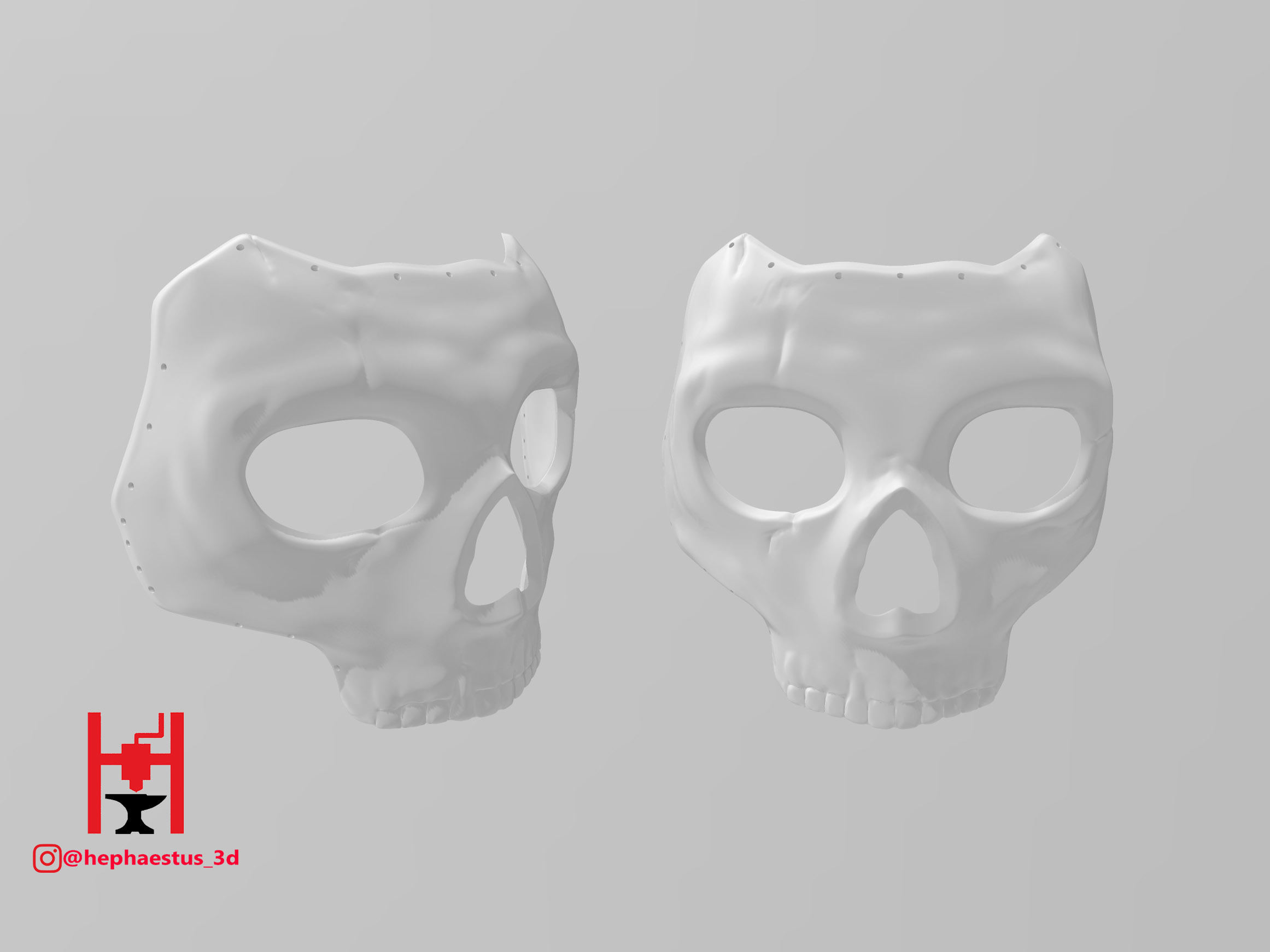 Archivo STL Simon Ghost Riley Mask Call Of Duty cod modern warfare ...