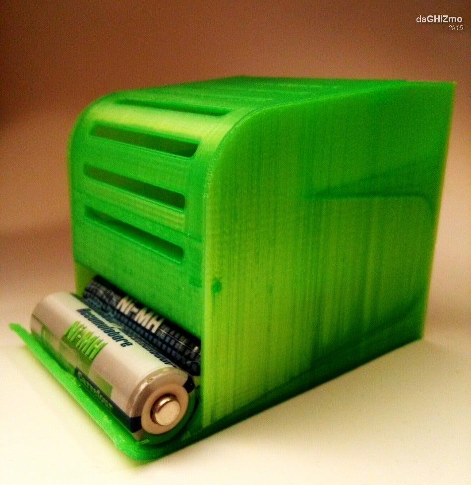 Free STL file BATTERY DISPENSER 🔋 ・3D print design to download・Cults