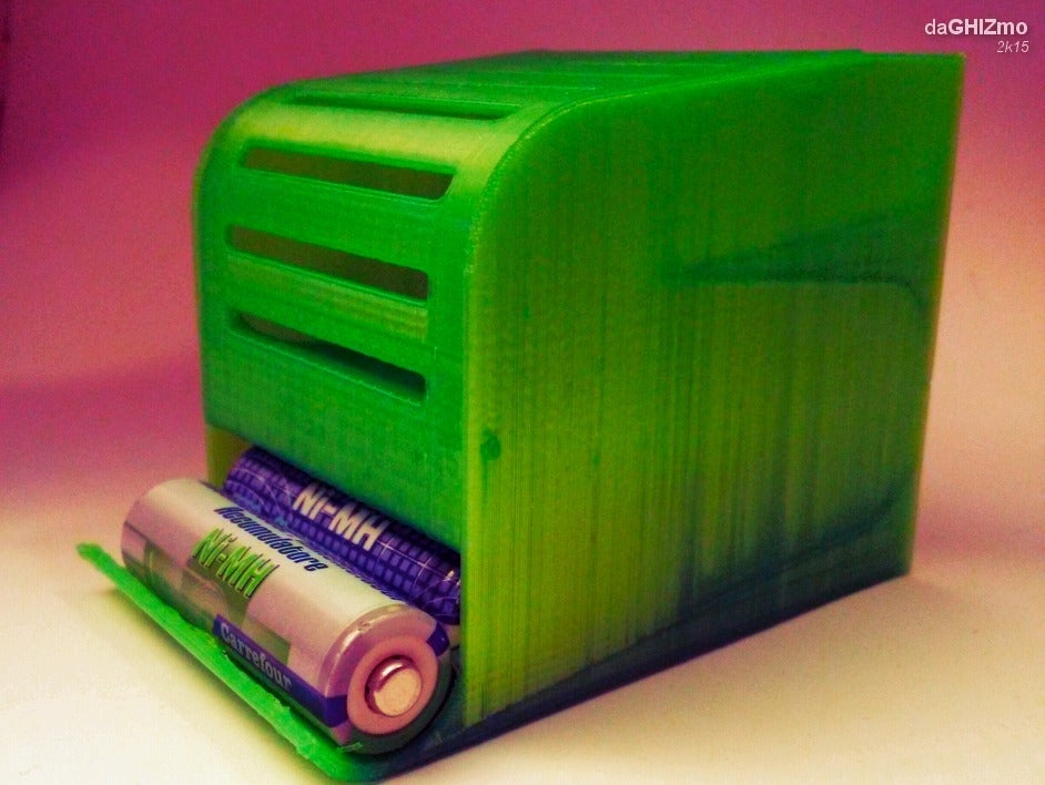 Free STL file BATTERY DISPENSER 🔋 ・3D print design to download・Cults