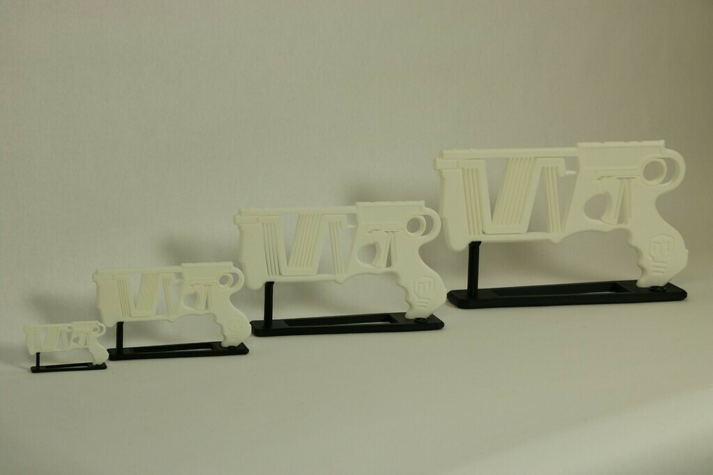 🎠 Compliant Mechanism Blaster Stands (Mark Rober)・Free 3D File for ・Cults