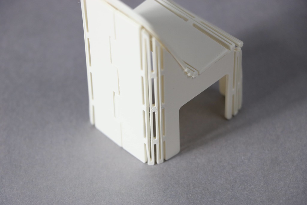 🪑 Single-Sheet Model Chair・Free 3D File for ・Cults