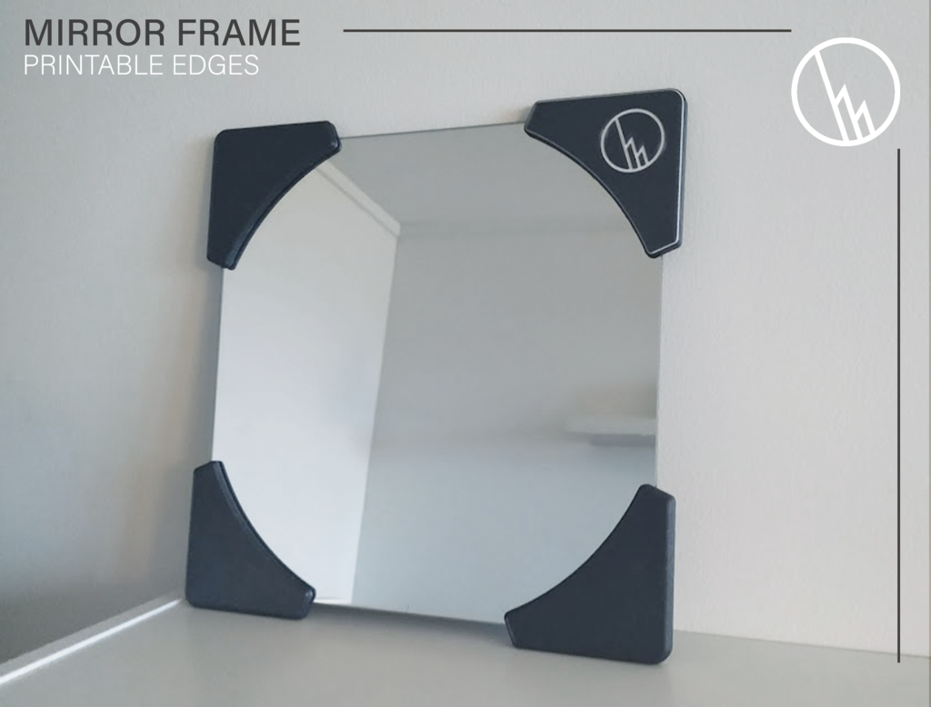 Free STL file MIRROR FRAME (PRINTABLE EDGES) 🪞・3D printer design to ...