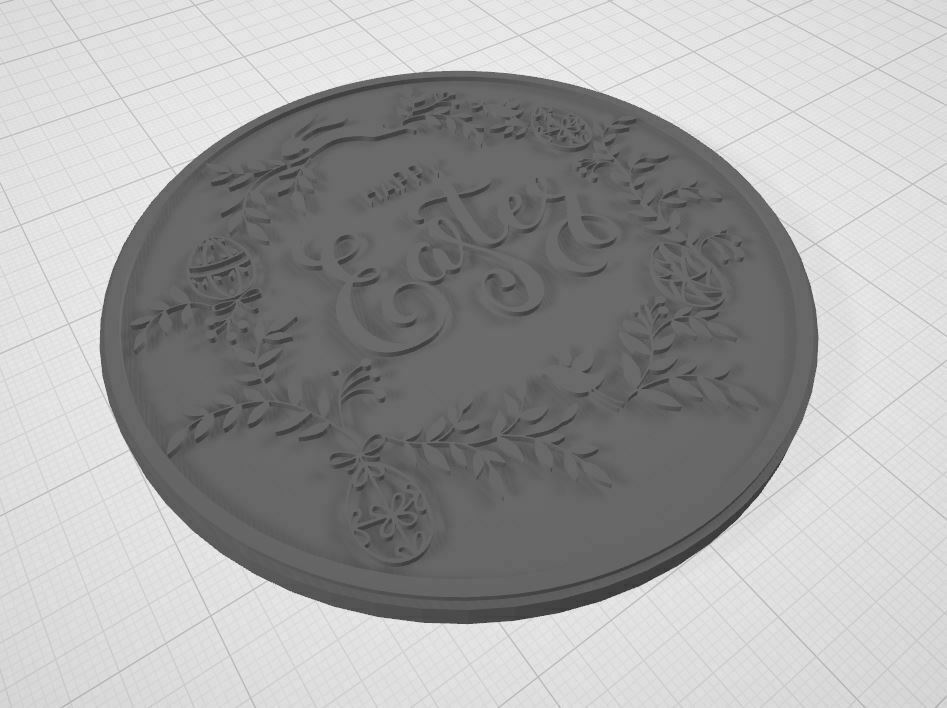 Free 3D file Happy Easter Coaster 🍹・3D printer model to download・Cults