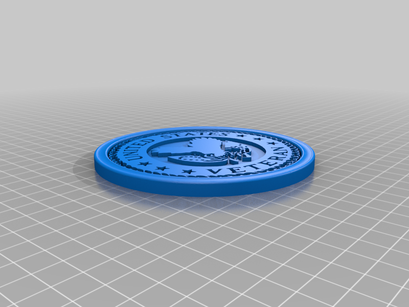 🪖 Military veteran coasters・Free STL File for 3D printing・Cults