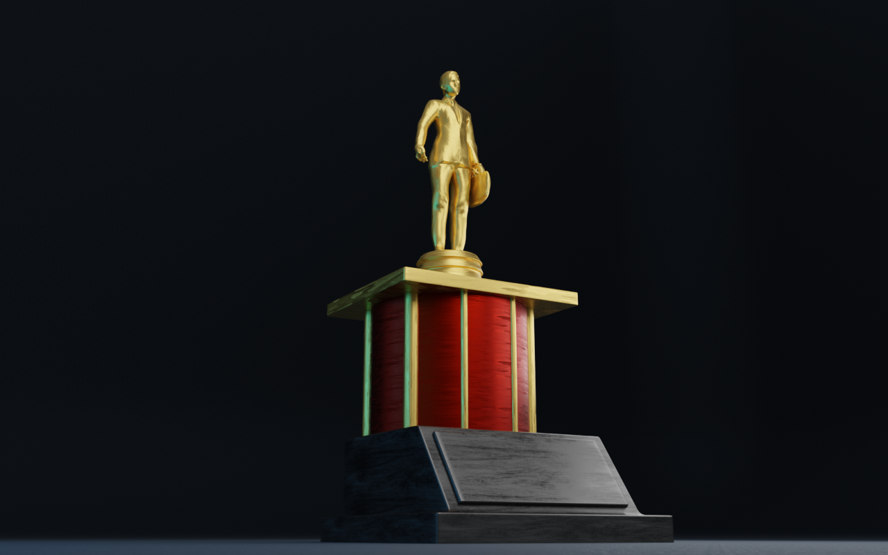 🏢 Dundie Award・ STL File for ・Cults
