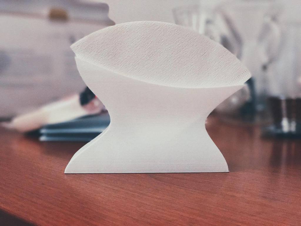 Free STL file Max's Coffee Filter Holder (Chemex / Melitta, Napkins) ☕ ...