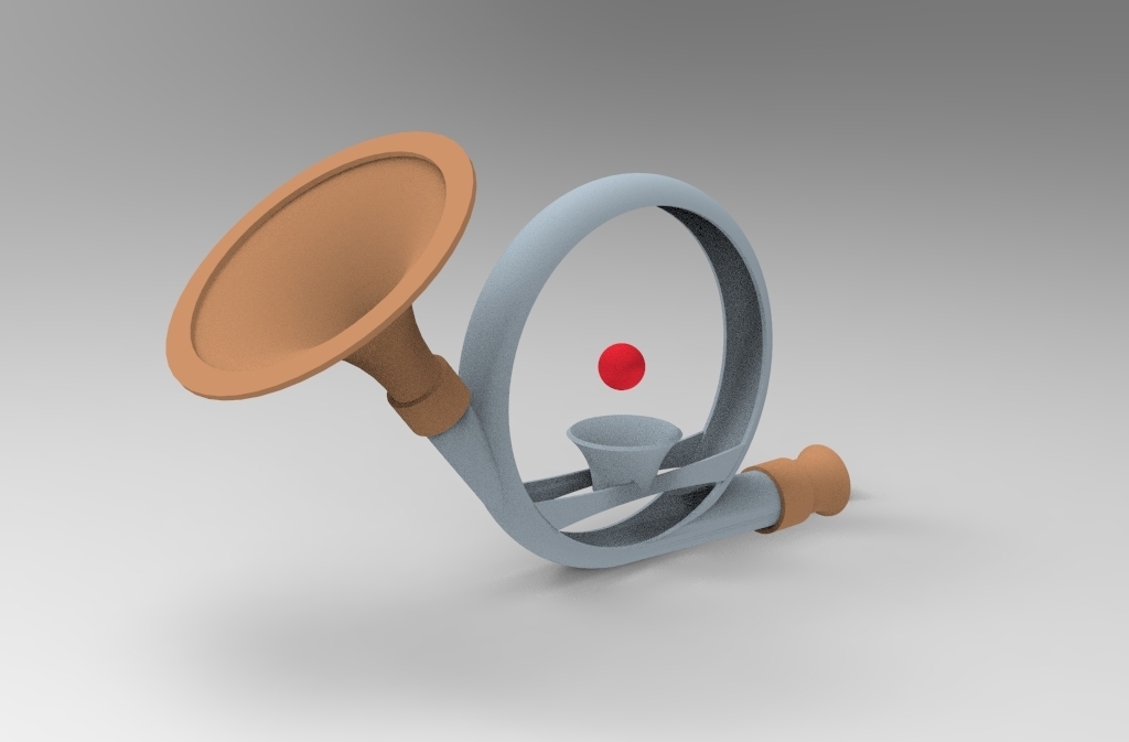 📯 Horn looper・Free STL File for ・Cults