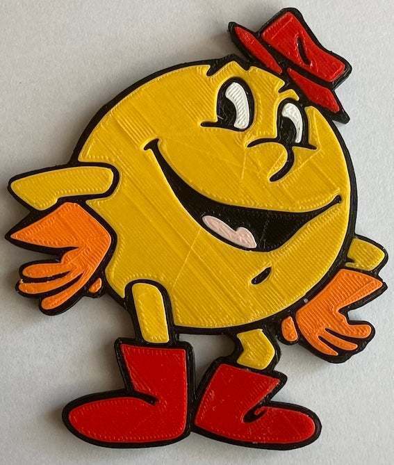 Archivo STL gratis insignia pacman 🎨 ・Objeto imprimible en 3D para ...