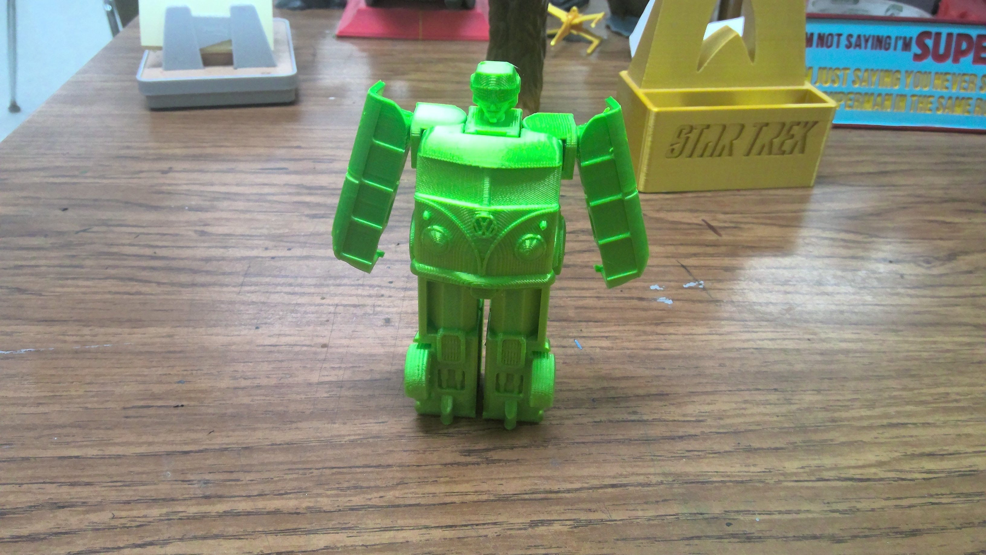 3D print Kombitron (transformable, single print, no support material)・Cults