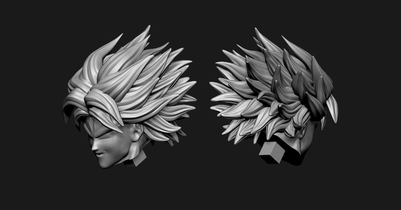 👽 Broly - Dragonball FighterZ・Free STL File for ・Cults